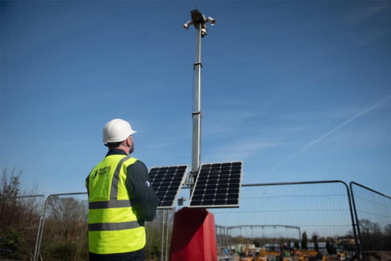Protect Your Site with a mobile CCTV Tower | Marpol Security